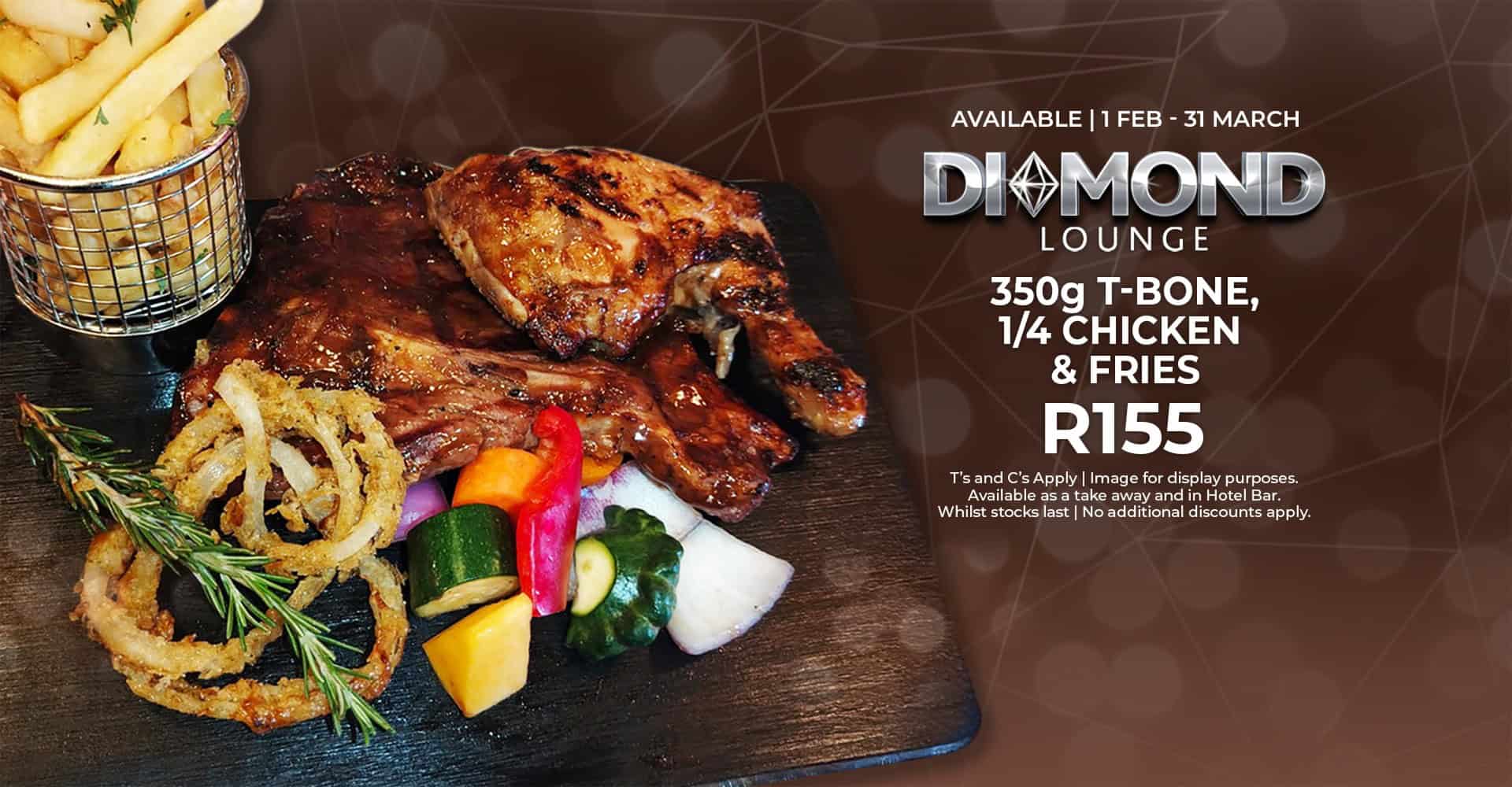 Juicy TBone & ¼ Chicken - Blackrock Casino